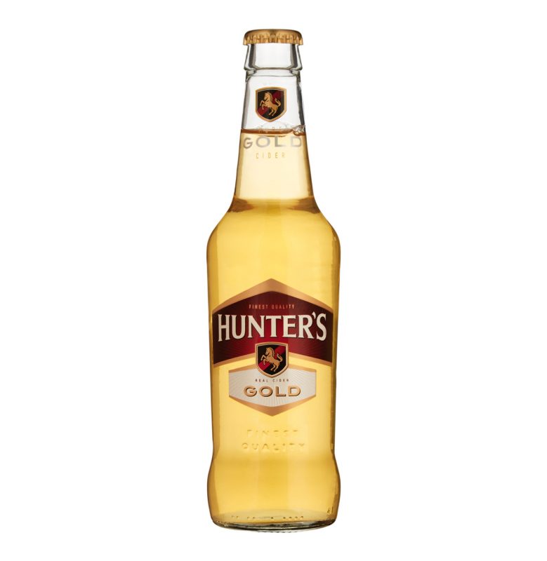 HUNTERS Gold Cider NRB 24 x 330ml - Solly Kramers Parkhurst