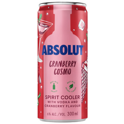 Absolut Cranberry Cosmo 4x300ml Cans - Solly Kramers Parkhurst